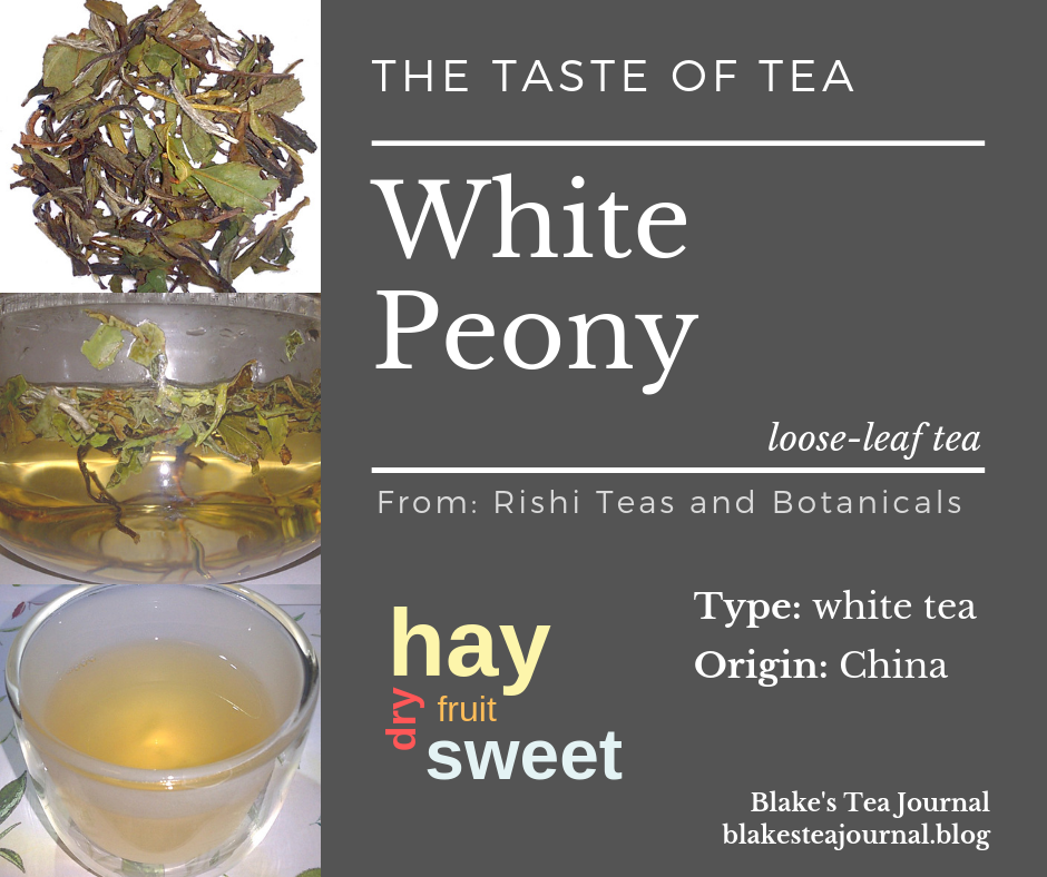 Taste of Tea :: White Peony from Rishi Tea and Botanicals – Blake's Tea ...